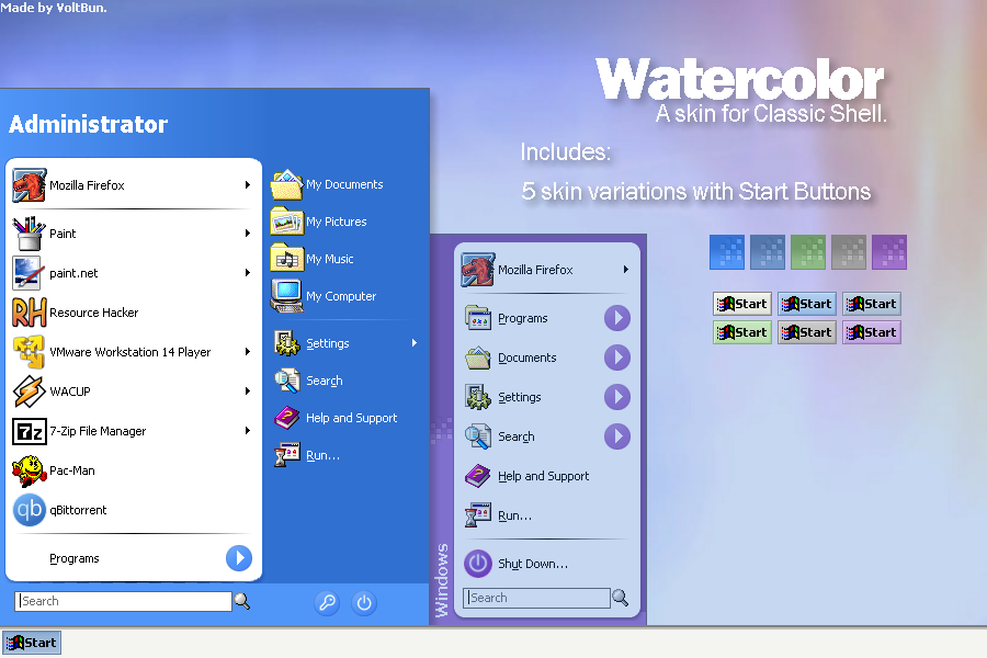 Watercolor Skin for Classic Shell by VoltBun on DeviantArt