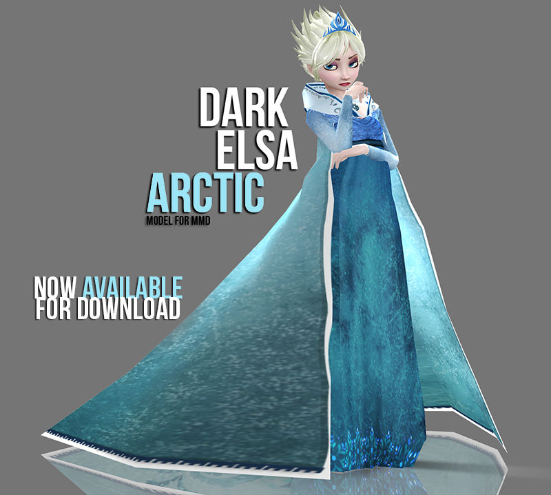 [MMD] Dark Elsa - Arctic AVAILABLE by wintrydrop on DeviantArt