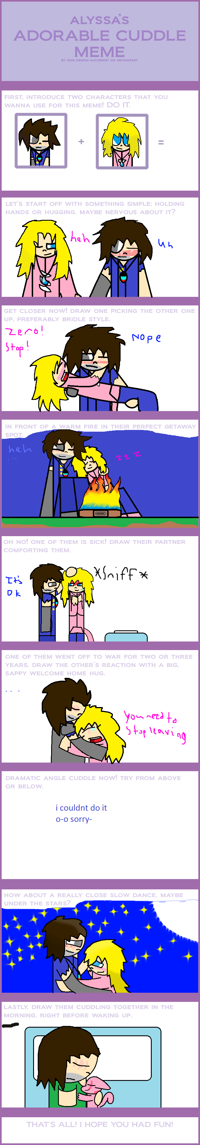 cuddle meme by mew190000 on DeviantArt