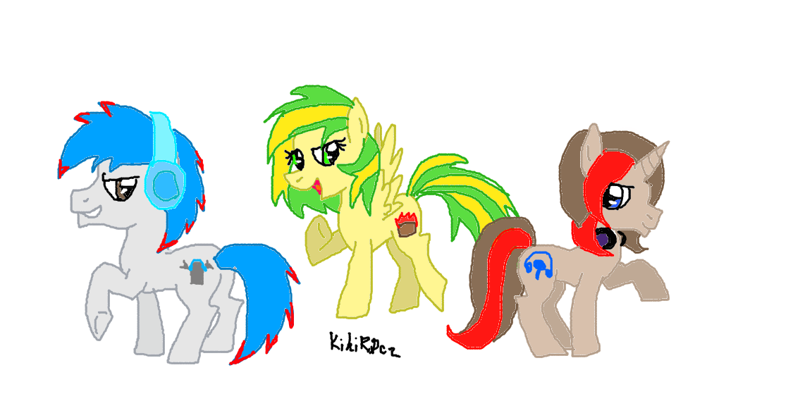 MLP: TheLivingTombstone,Glaze and MicTheMicrophone by Monnarcha on ...