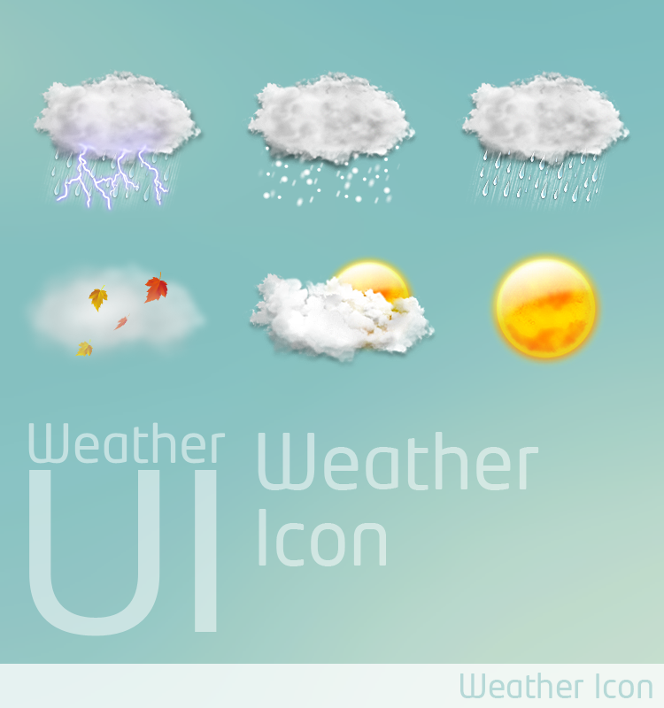 Weather UI Icon by wangbin99 on DeviantArt