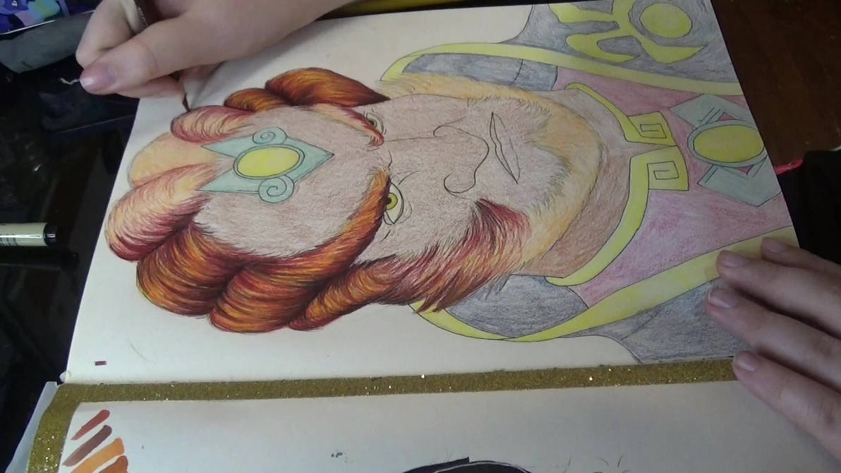 Drawing Ganons hair by JasmineRobotnik on DeviantArt