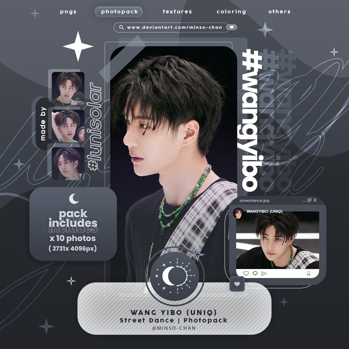 Photopack #9 | Wang Yibo | Street Dance 210814 by Minso-chan on DeviantArt