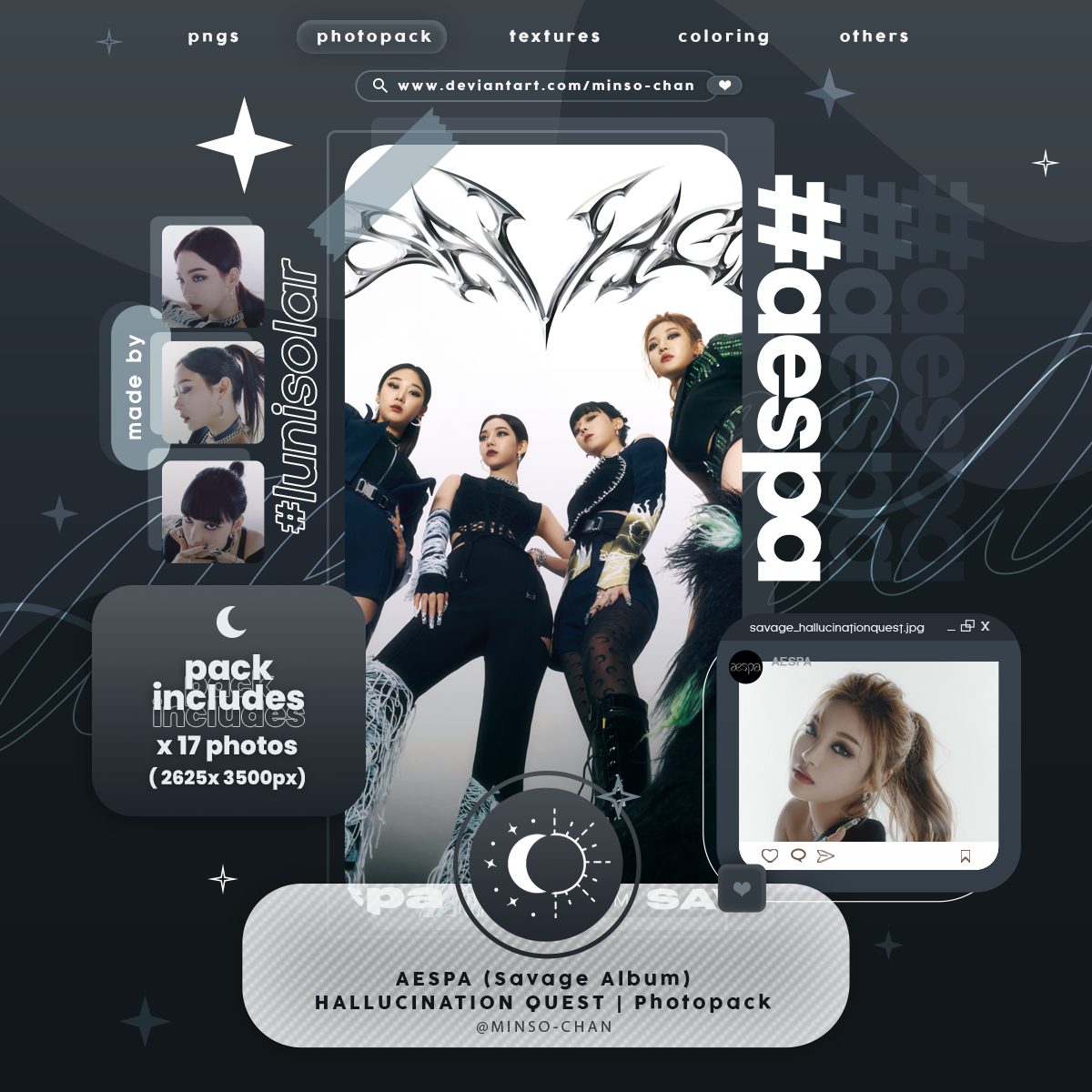 Photopack #14|aespa|Savage Hallucination Quest by Minso-chan on DeviantArt