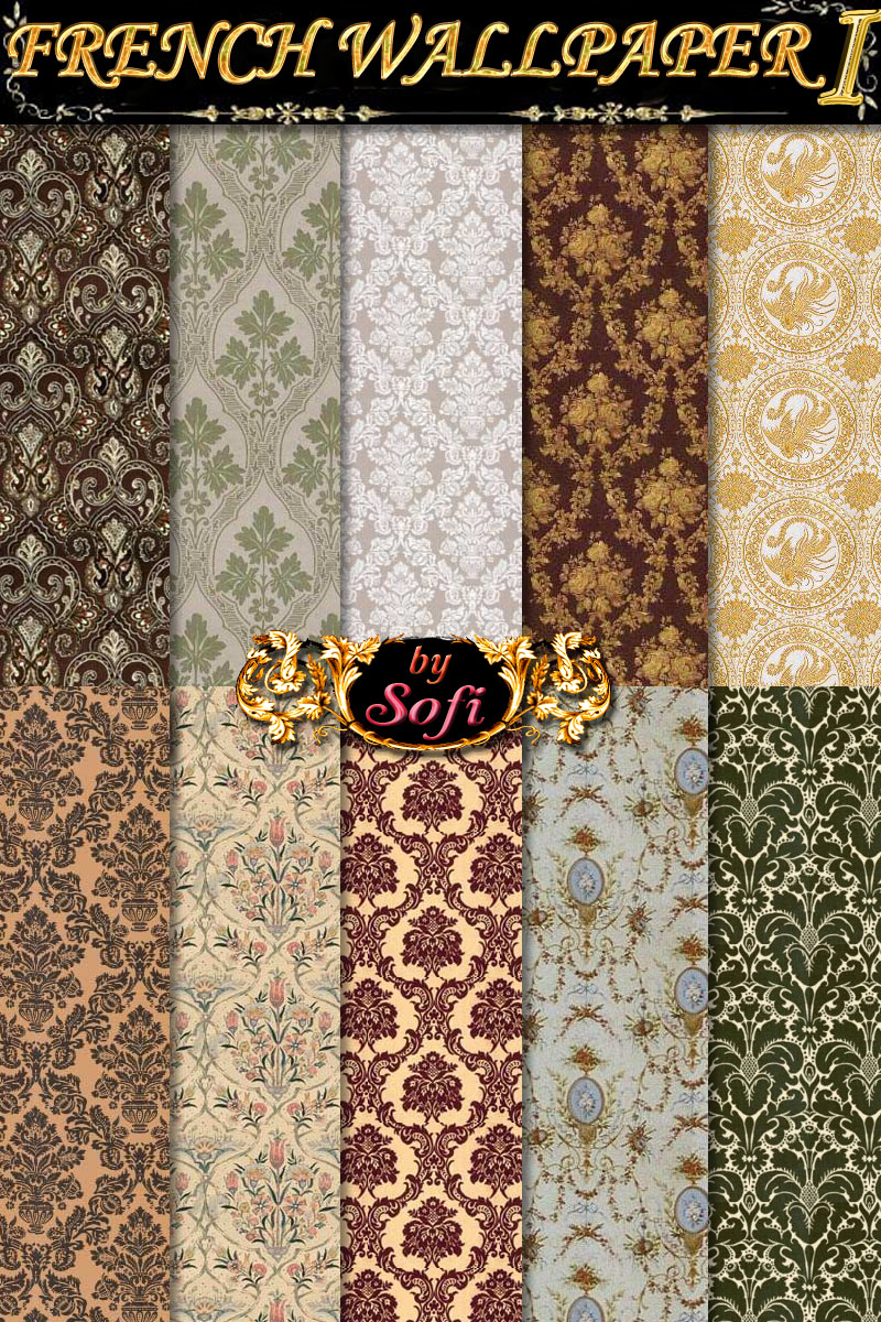 French Wallpaper Patterns 1 by sofi01 on DeviantArt