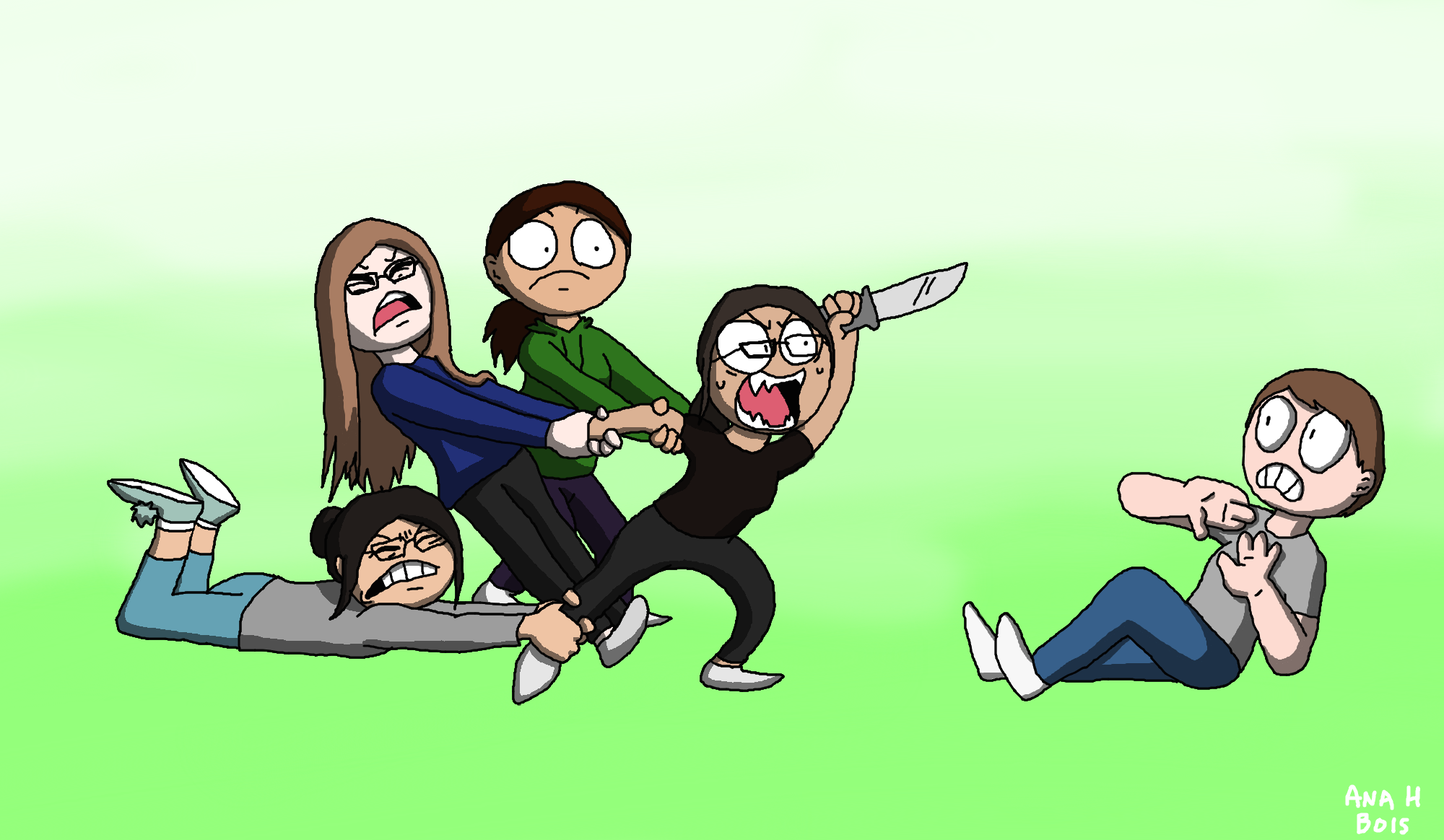 Another group drawing! by anahbois on DeviantArt