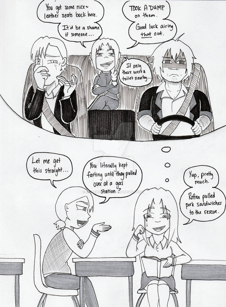 Gassy Getaway by AvocadoAfro on DeviantArt