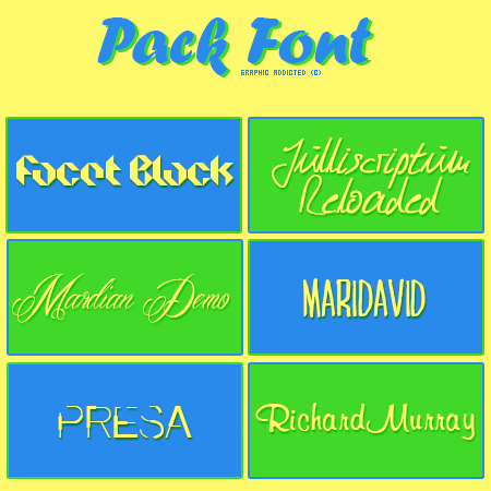 Fonts Pack#28 by GraphicAddicted on DeviantArt