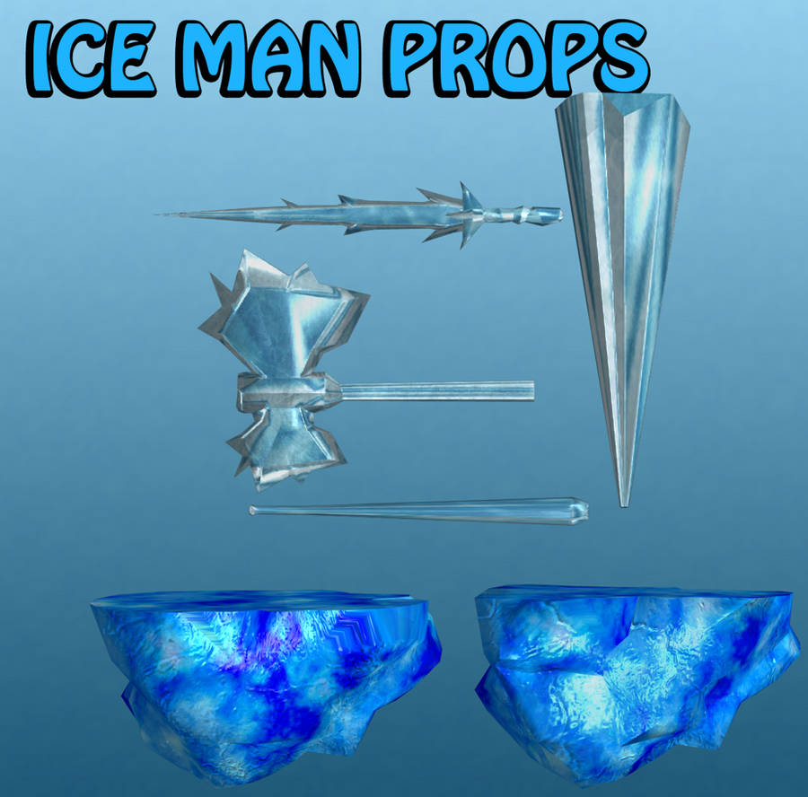 Iceman Props Marvel Heroes XNALara by Xelandis on DeviantArt