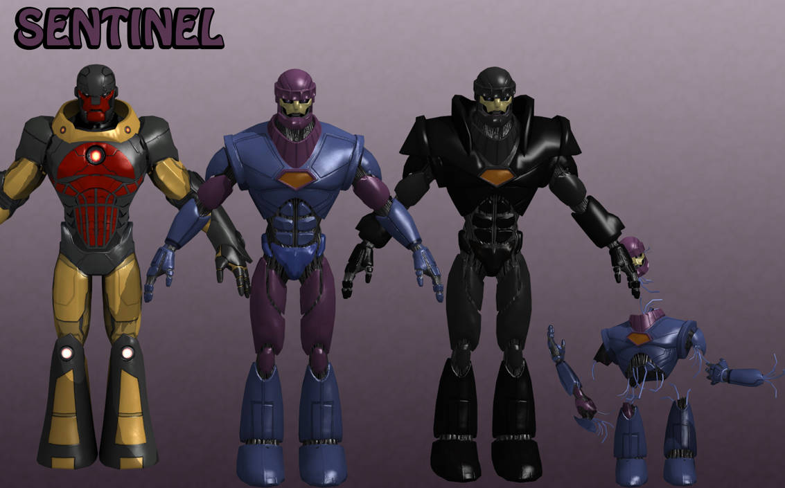 Sentinel Marvel Heroes XNALara by Xelandis on DeviantArt