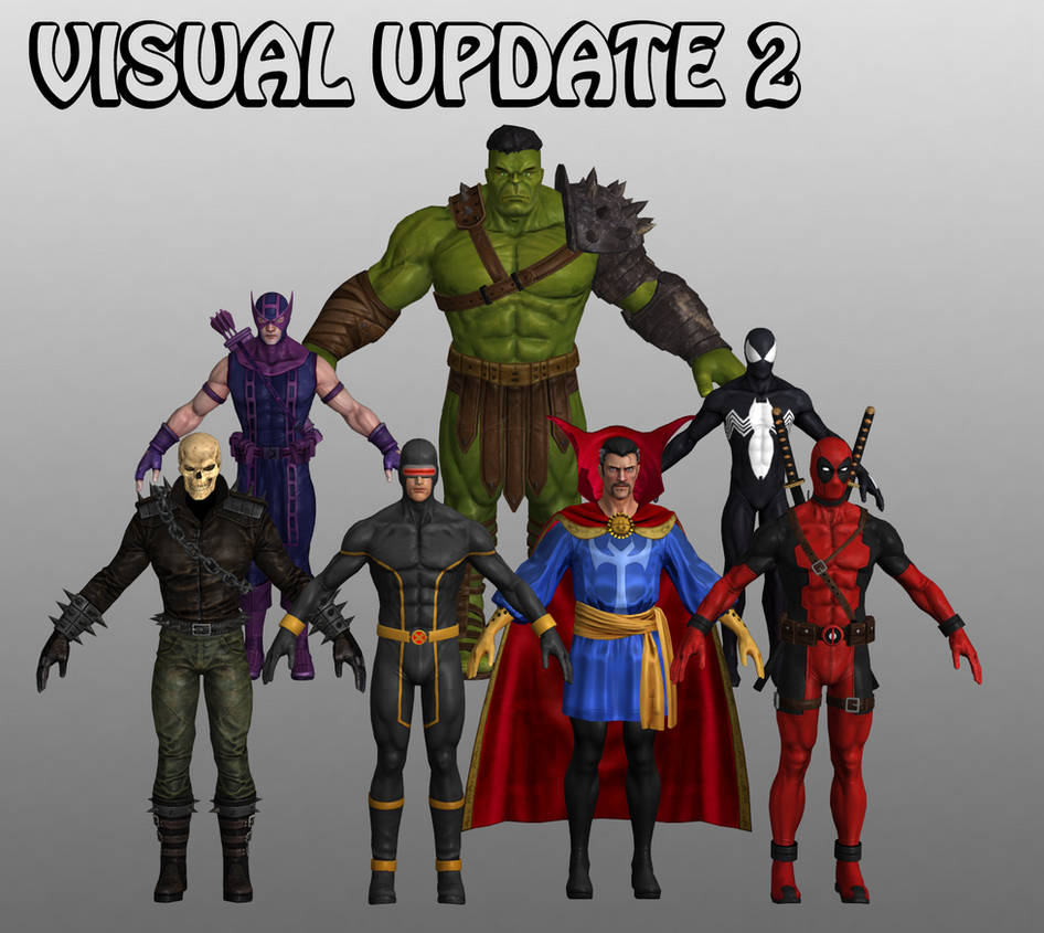 Visual Update Marvel Heroes XNALara 2 by Xelandis on DeviantArt
