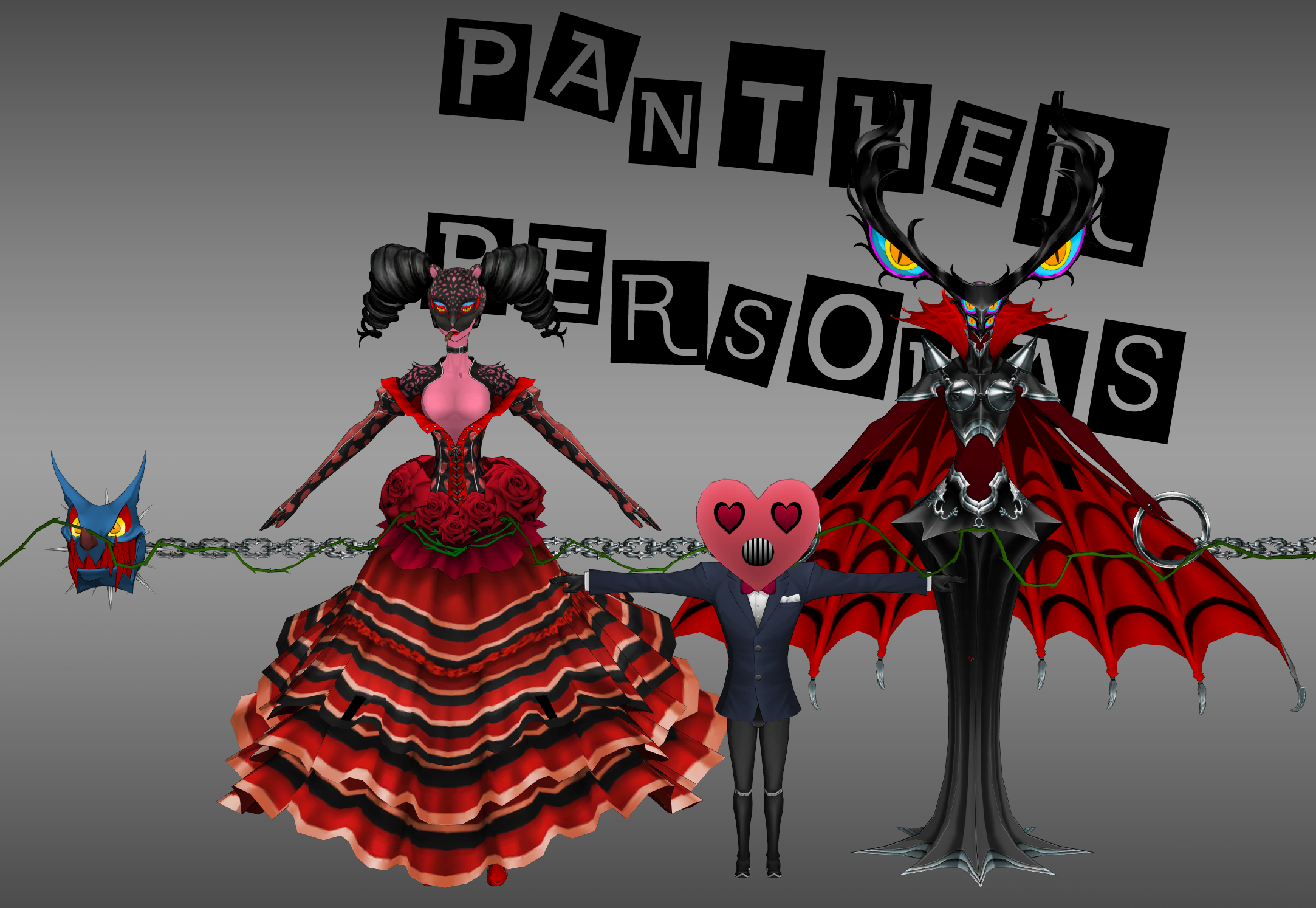 Persona 5: Panther Personas Pack XNALara by Xelandis on DeviantArt