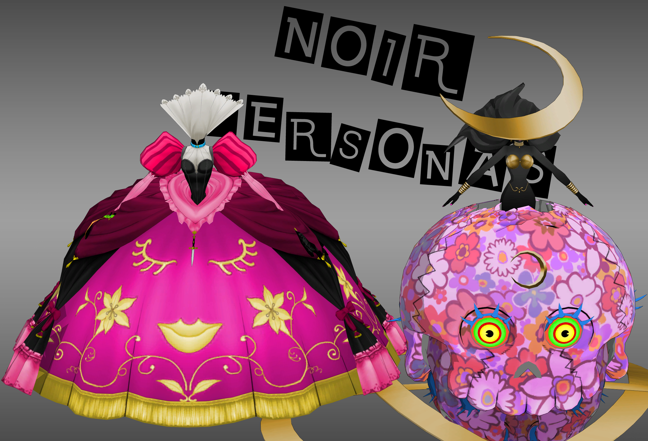Persona 5: Noir Personas Pack XNALara by Xelandis on DeviantArt