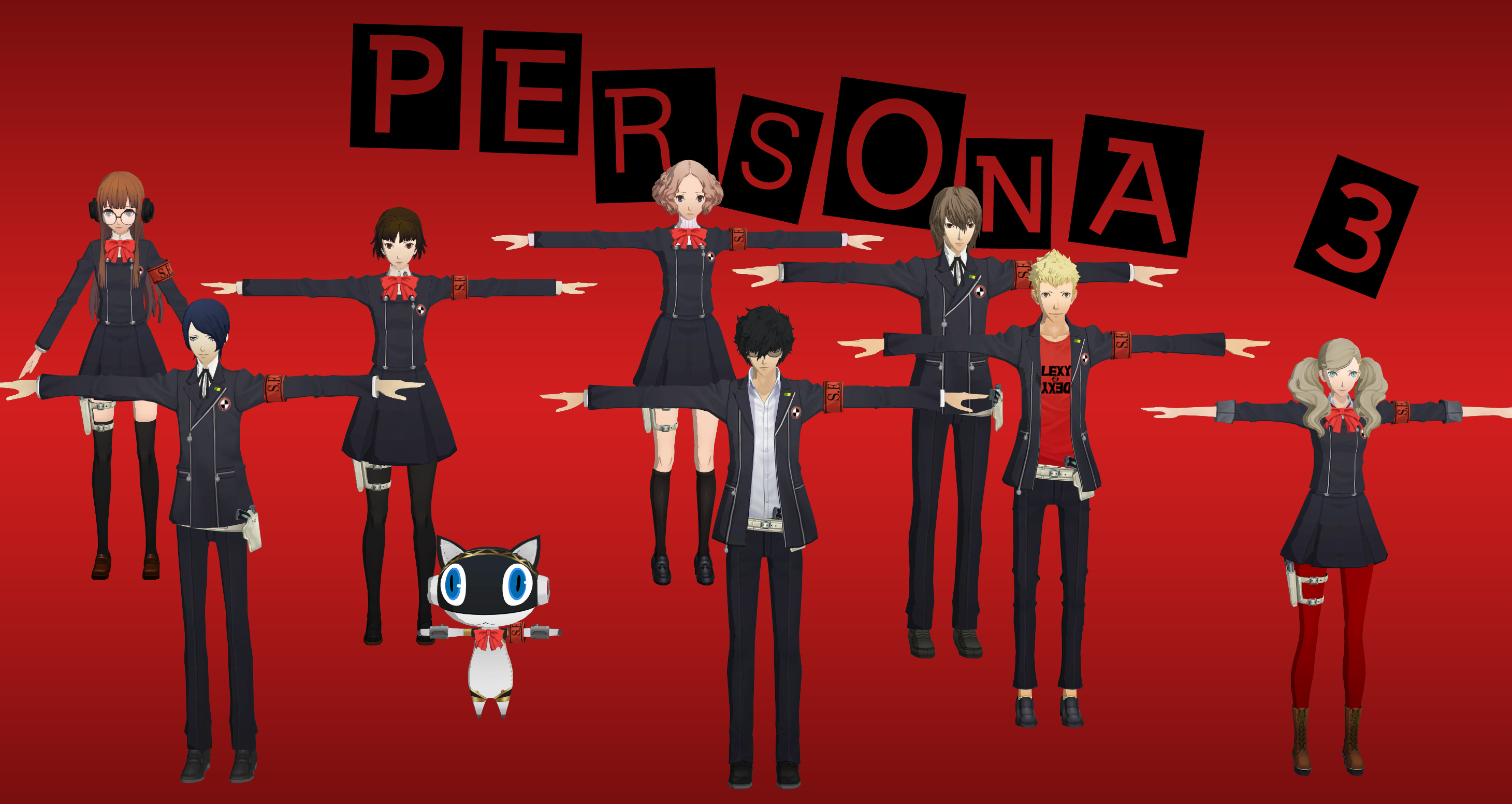 Persona 5: Persona 3 Pack XNALara by Xelandis on DeviantArt