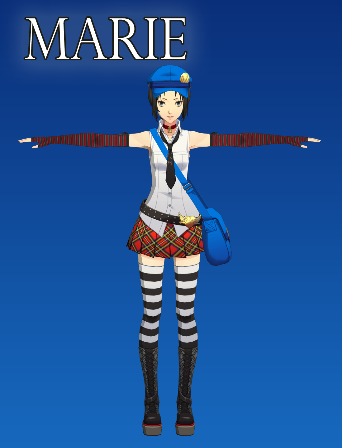 Persona 4 DAN: Marie XPS by Xelandis on DeviantArt