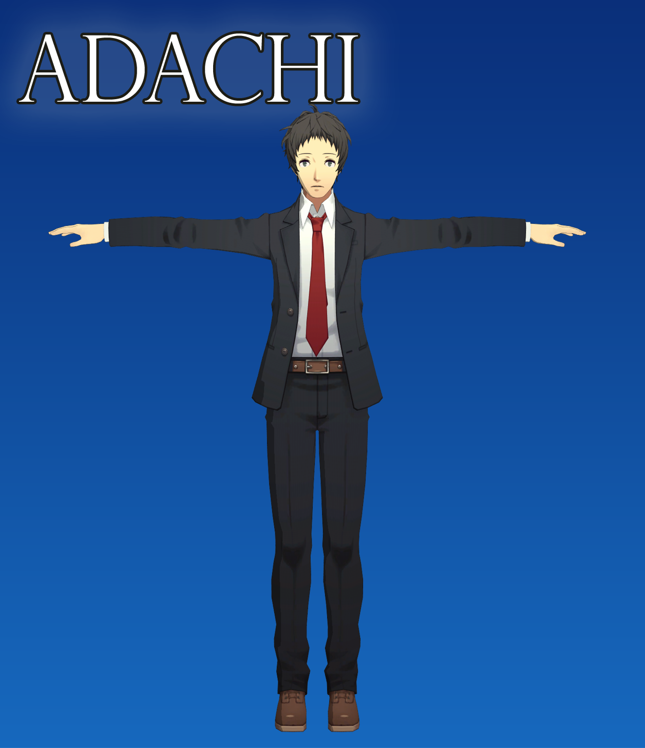 Persona 4 Adachi Face