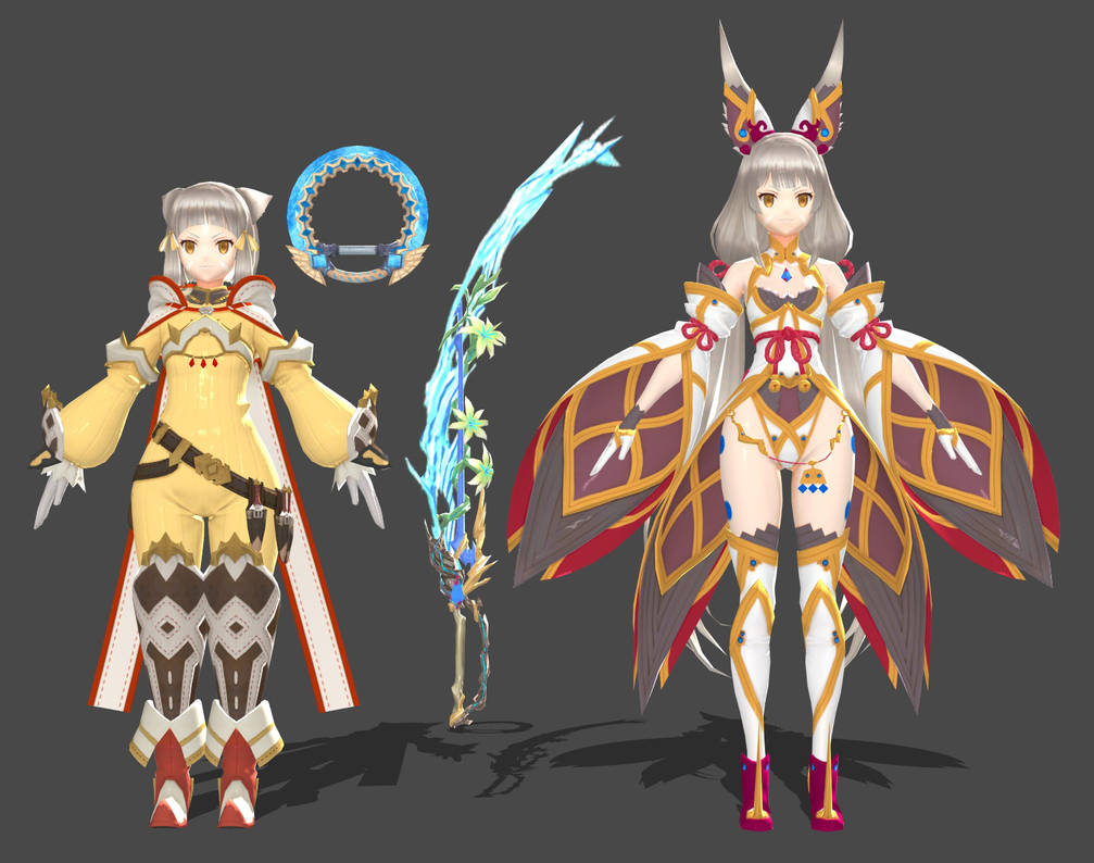 mmd ゼノブレイド model, mmd ホムラ ヒカリ – XSAKSF