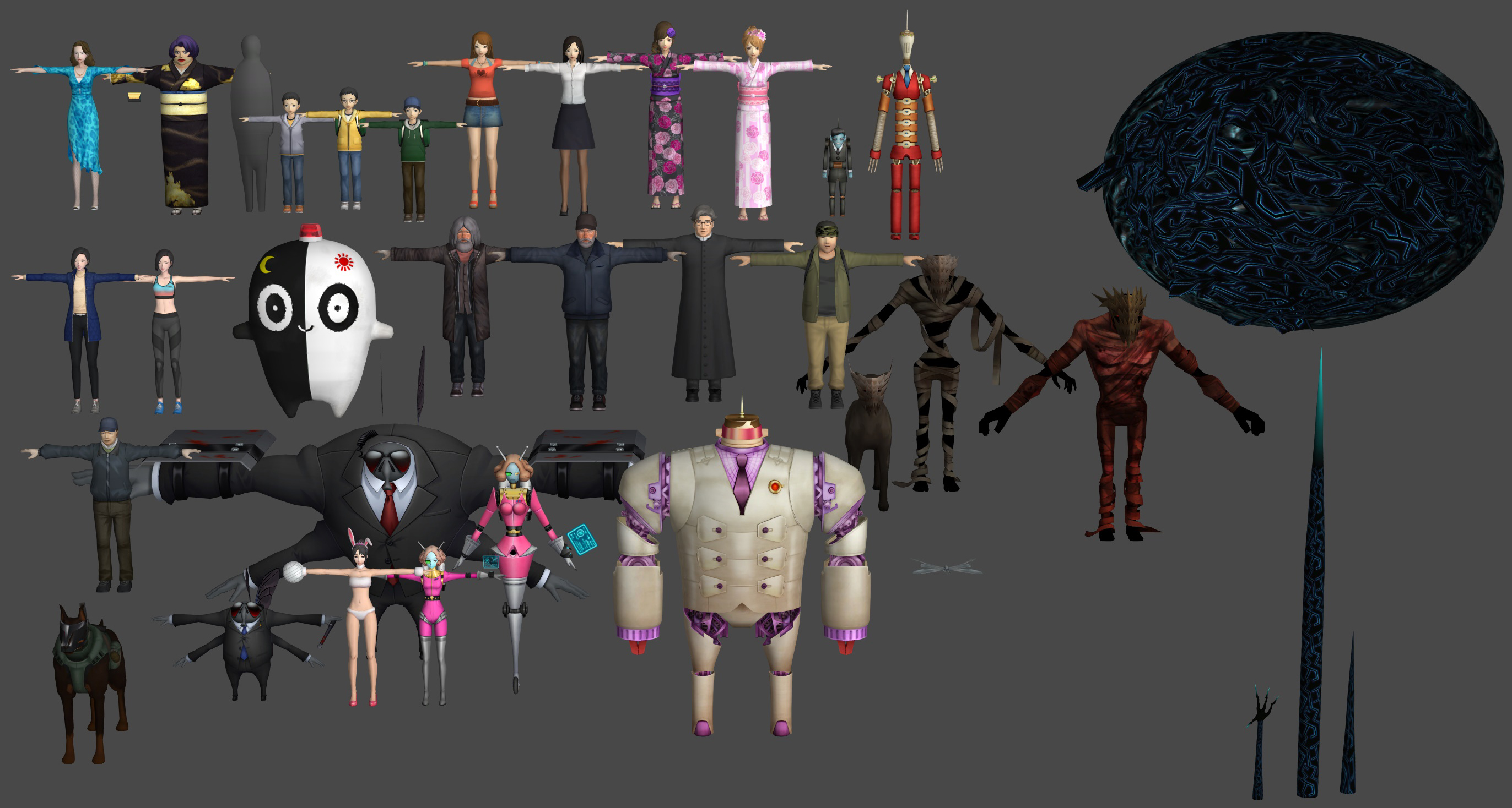 P5 - NPC Pack 2 XPS by Xelandis on DeviantArt