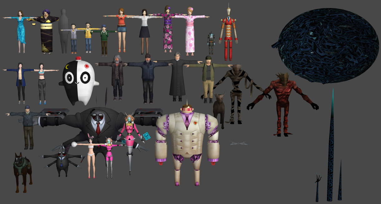 P5 - NPC Pack 2 XPS by Xelandis on DeviantArt