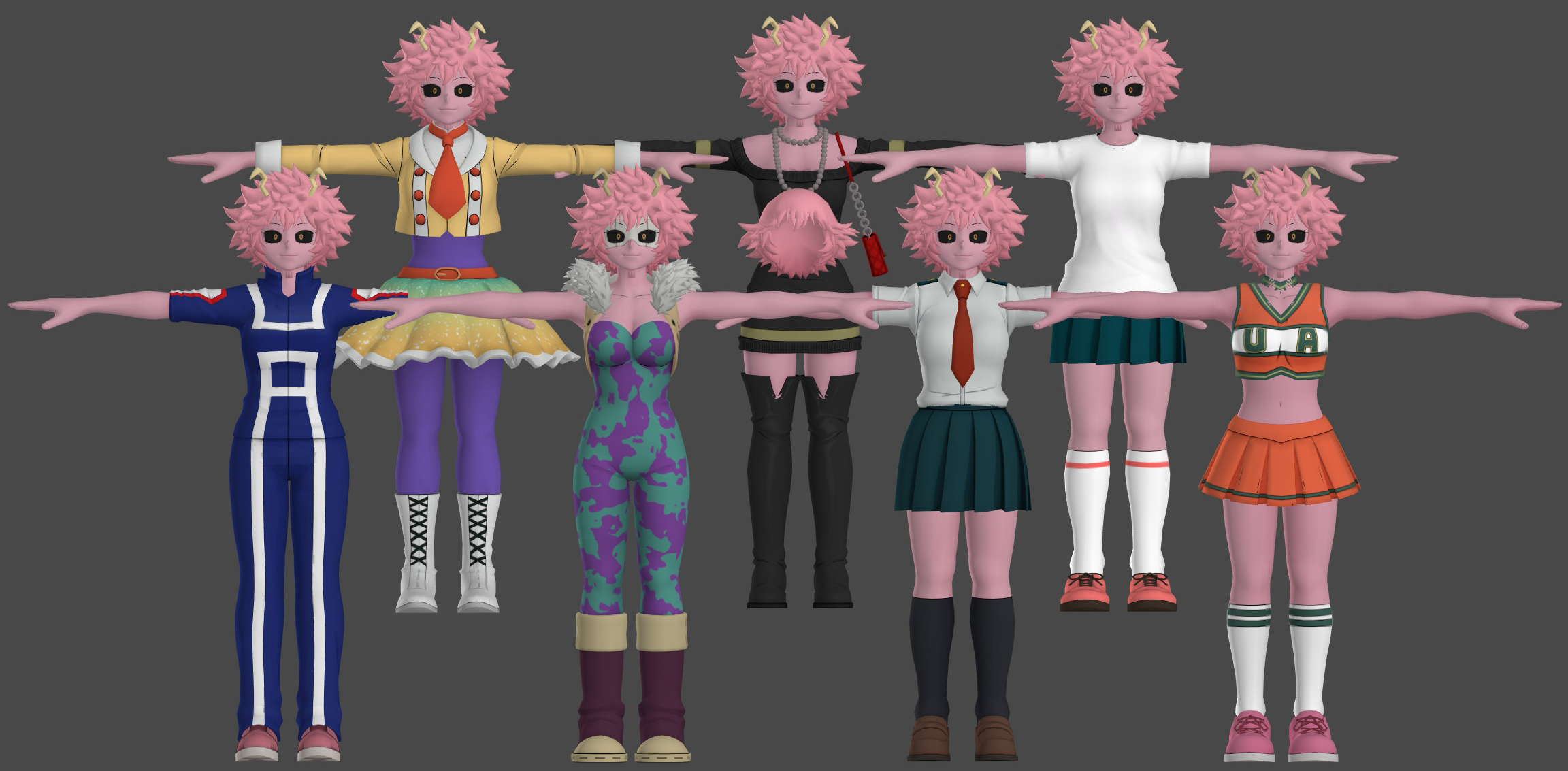 OJ2 - Mina Pack XPS by Xelandis on DeviantArt