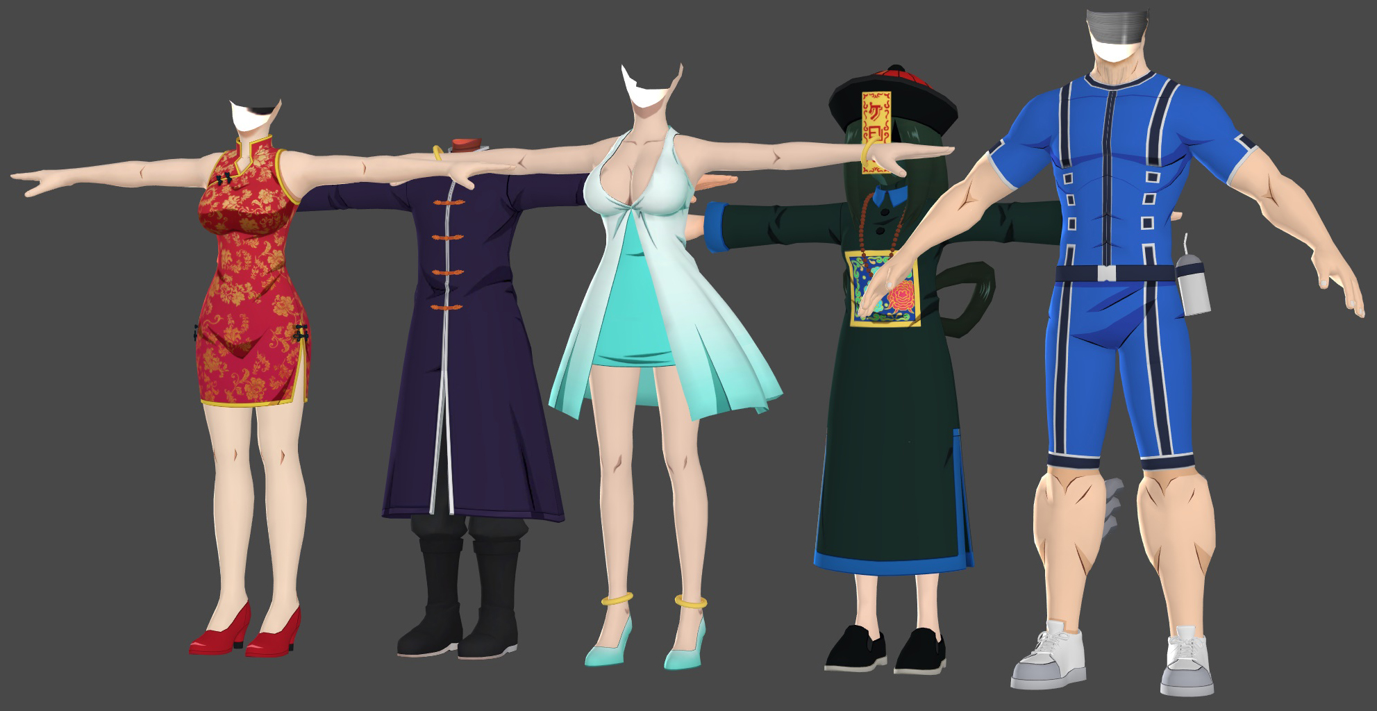 MHA:TSH - Misc Outfit Pack XPS by Xelandis on DeviantArt