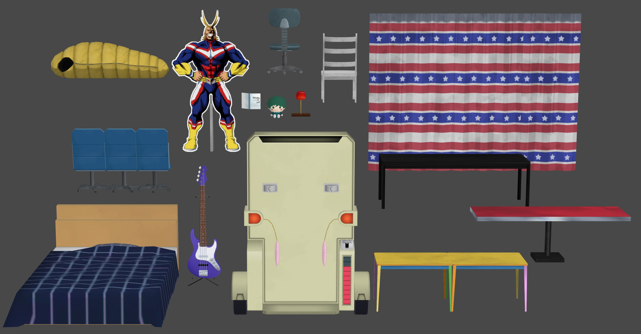 MHA:UI - Prop Pack XPS by Xelandis on DeviantArt