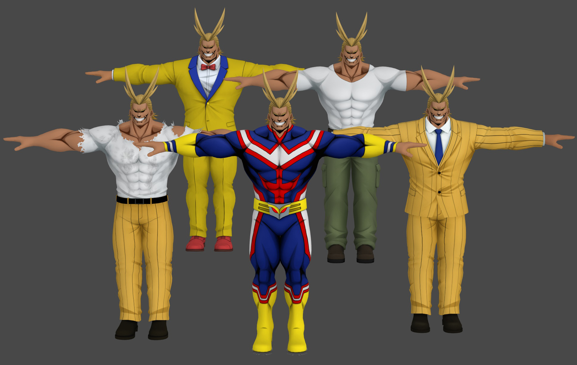 MHAUR - All Might XPS by Xelandis on DeviantArt