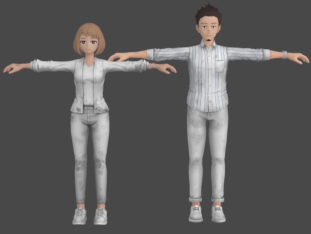 MHAUR - Civilians XPS by Xelandis on DeviantArt