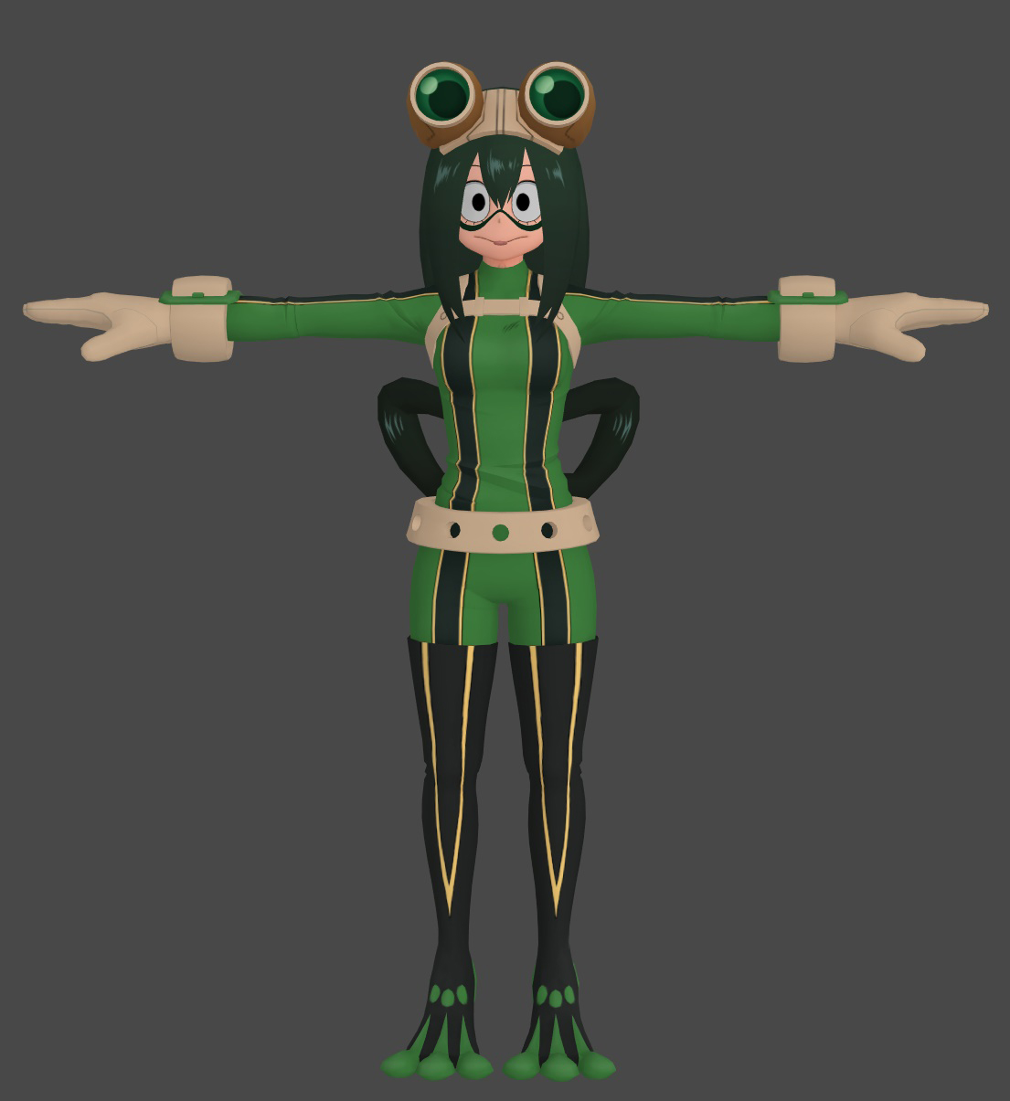 MHAUR - Tsuyu XPS by Xelandis on DeviantArt
