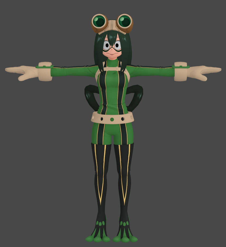 MHAUR - Tsuyu XPS by Xelandis on DeviantArt