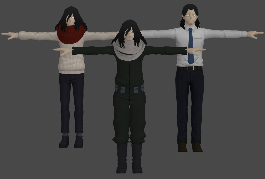 MHAUR - Aizawa XPS by Xelandis on DeviantArt