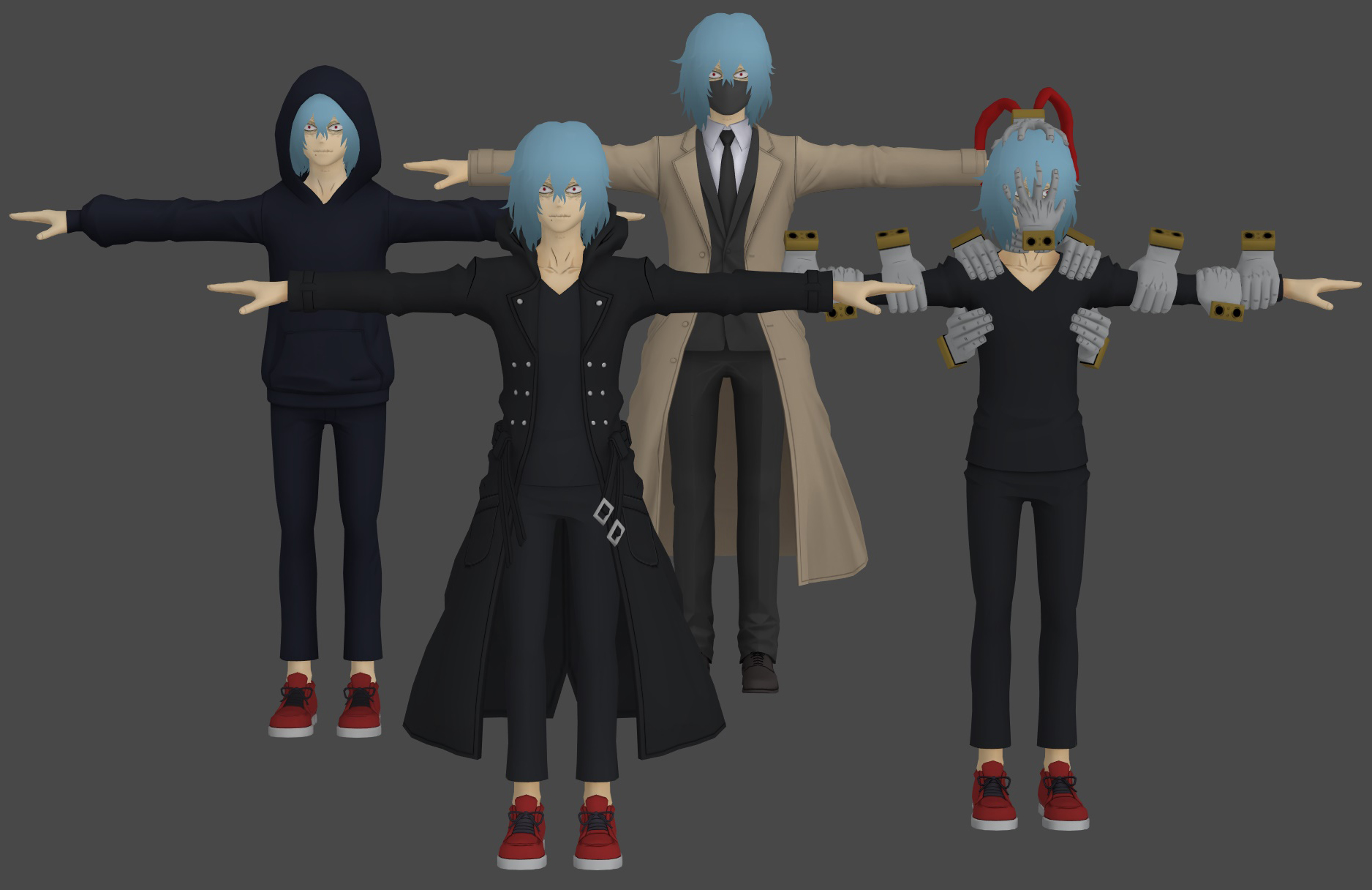 MHAUR - Tomura XPS by Xelandis on DeviantArt