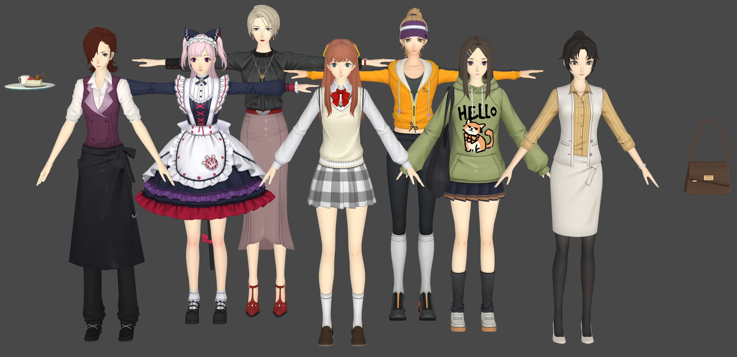 P5X NPC Pack 1 XPS by Xelandis on DeviantArt