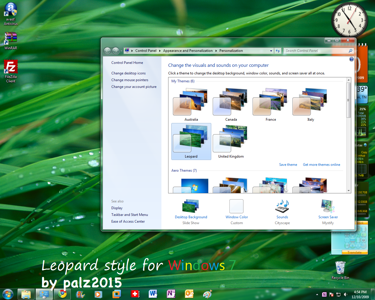 7+Leopard Theme by palz2015 on DeviantArt