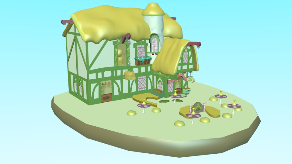 MLPFiM Ponyville Cafe by EightyFivethePegasus on DeviantArt