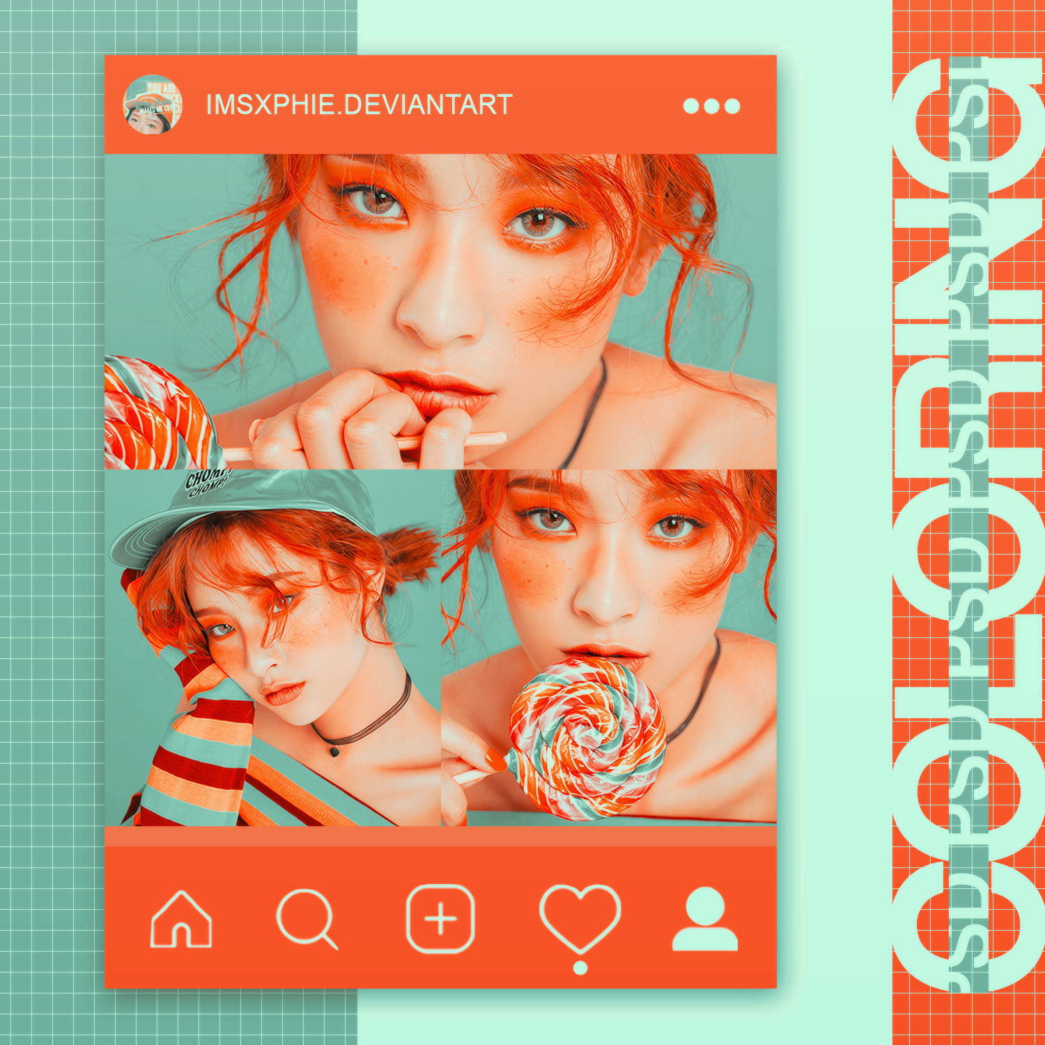 +PSD COLORING #005 // CANDY by imsxphie on DeviantArt