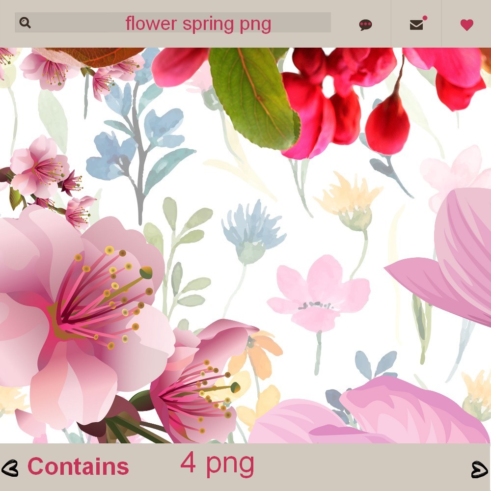 Flower spring png by JashleyGraphics on DeviantArt