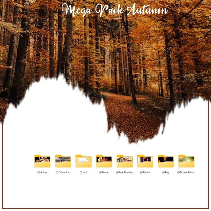 Mega Pack Autumn by GraphicinWonderland on DeviantArt