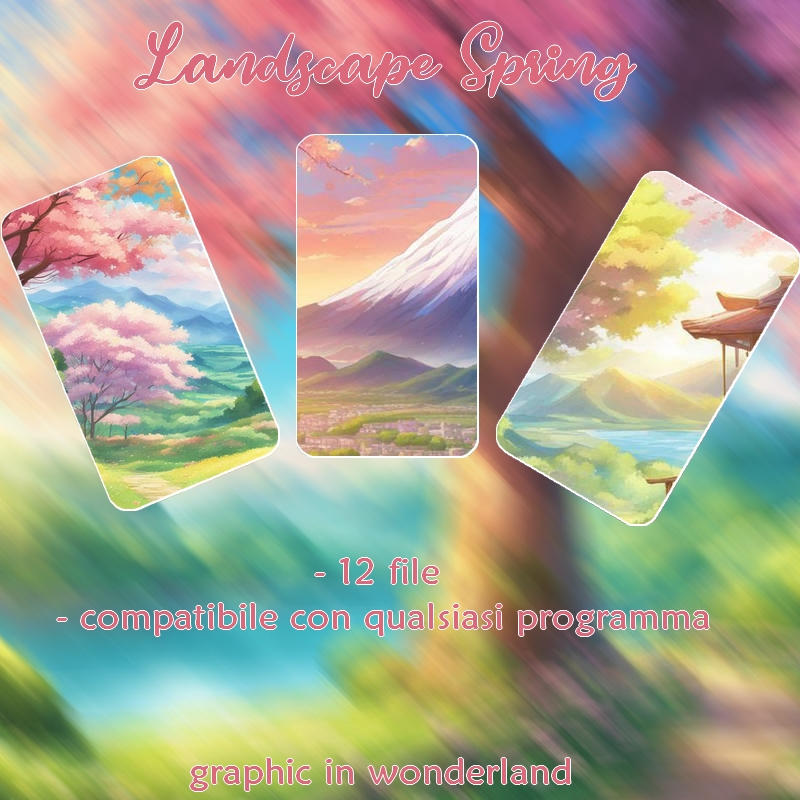 Anime Spring Landscape by GraphicinWonderland on DeviantArt