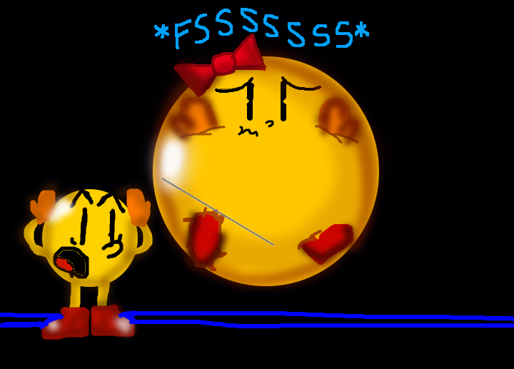 Ms. Pac Balloon Problem by naylor2015 on DeviantArt