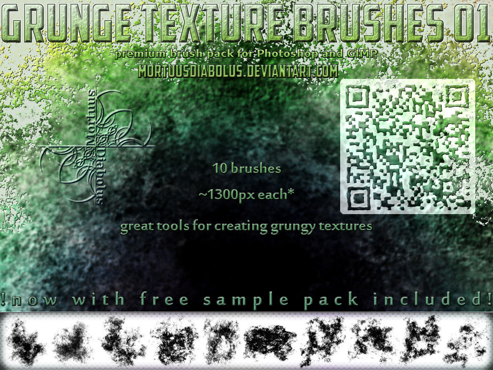 Grunge Texture brush pack 01 by MortuusDiabolus on DeviantArt