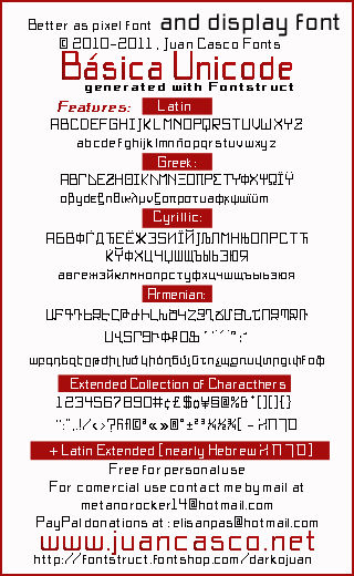 Basica Unicode Font by DarkoJuan on DeviantArt