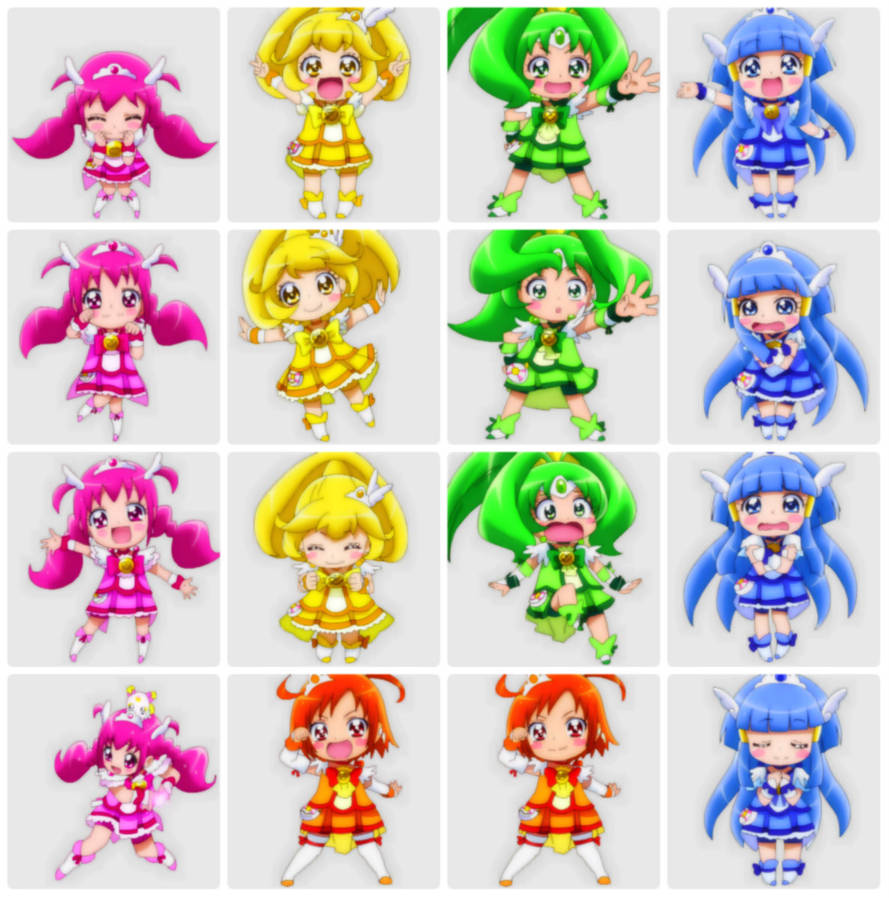 Pack Render #6 - Smile Precure Kids by Katori-Sa on DeviantArt