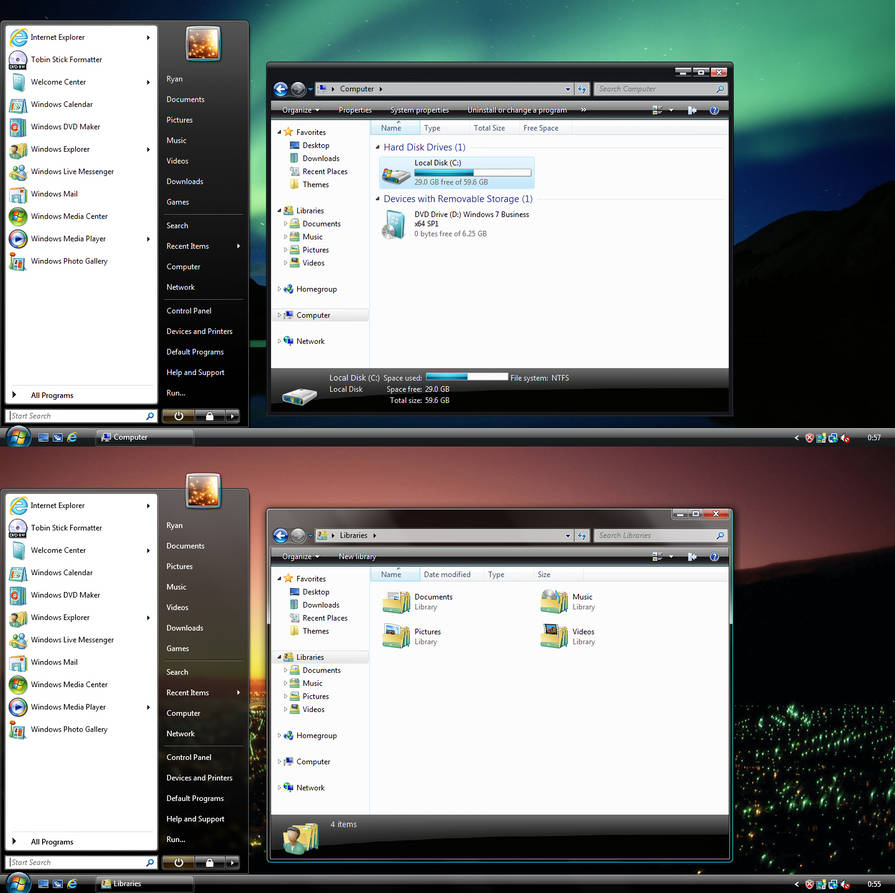 Vista Black for Windows 7 by a11ryanc on DeviantArt