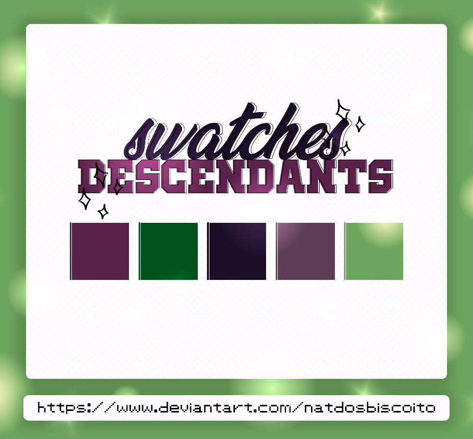 SWATCHES #07 Descendants by Natdosbiscoito on DeviantArt