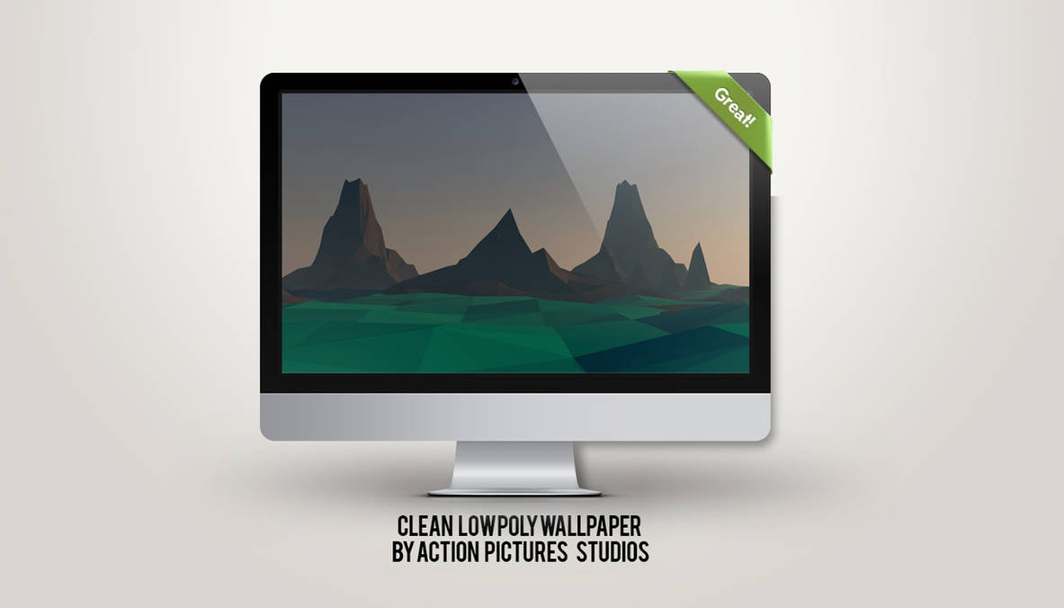 Clean Low Poly Wallpaper by Mojoz75 on DeviantArt