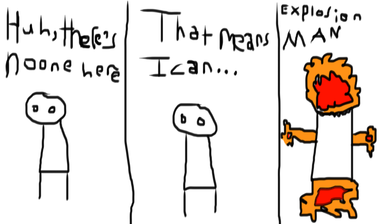 Explosion Man by Fhyerfiyfek on DeviantArt