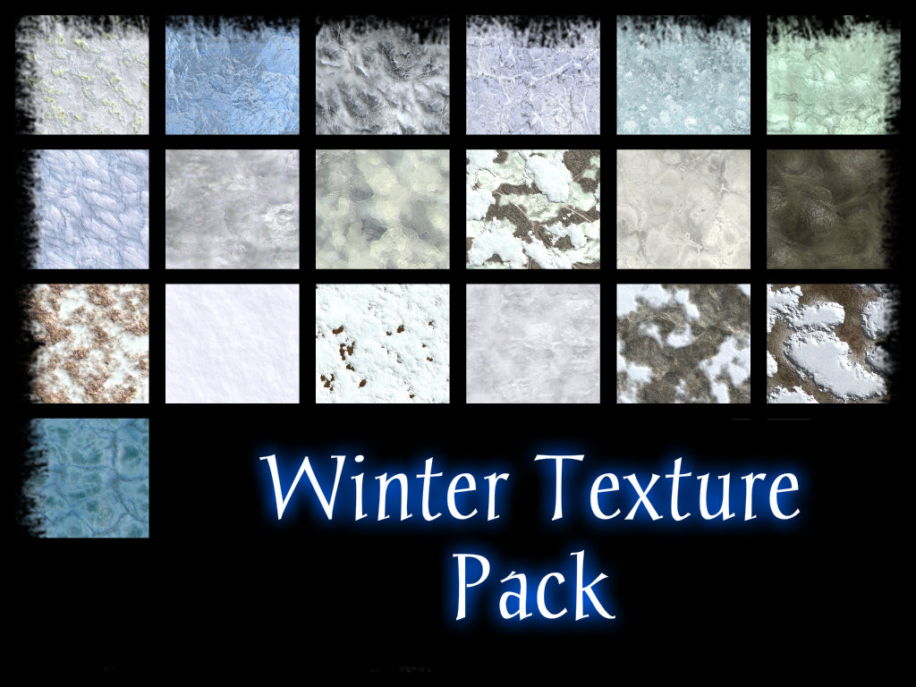 Winter Texture Pack + Download by giddyfox on DeviantArt