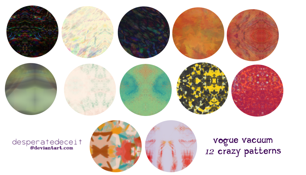 Vogue Vacuum PS Patterns by desperatedeceit on DeviantArt