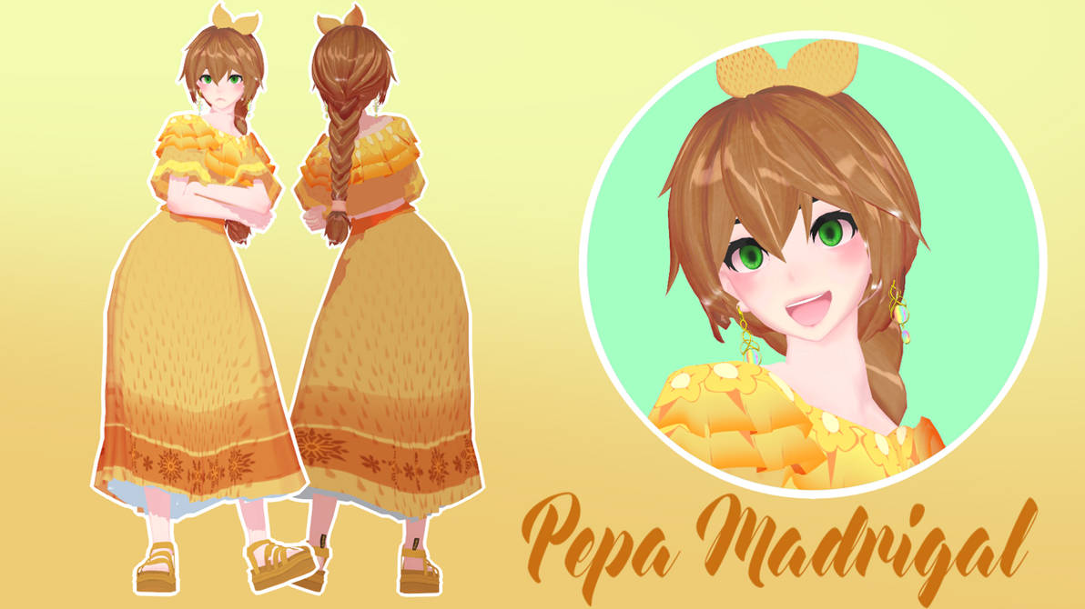 MMD - Encanto Pepa Madrigal - model Dl by Mitchelchaneloficial on ...